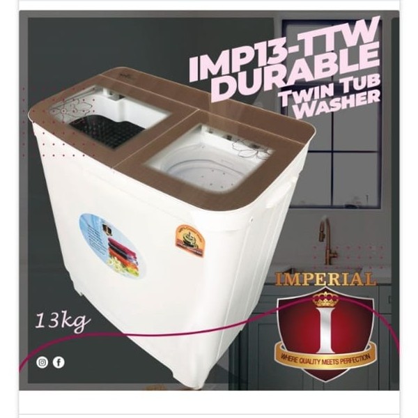 IMPERIAL 14 KG TWIN TUB WASHER "DURABLE" » BarGAINSjam