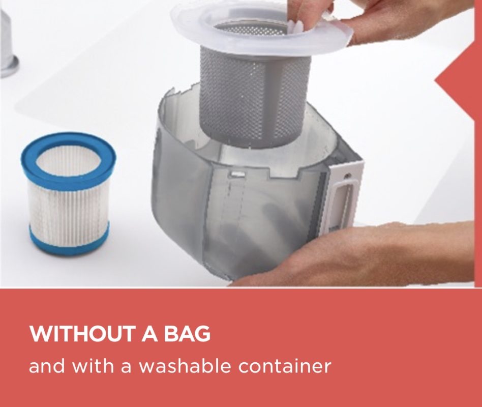 BLACK & DECKER SMARTECH CORDLESS LITHIUM 2-IN-1 STICK VACUUM CLEANER ...